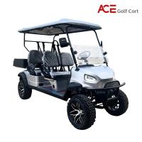 China 4 Passenger Electric Golf Cart 4000W Motor 80km Range White Custom Sightseeing Car for sale