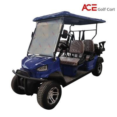 China 6 Seater Luxury EV Golf Cart 4000W Motor 80km Range Custom Color for sale