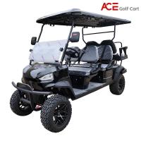 China Luxurious 6 Seater Motorized Golf Cart With LED Lighting And USB Support for sale