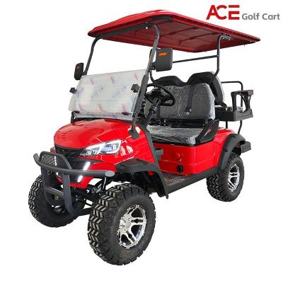 China 4 Passenger LED Golf Buggy 40km/h Max Speed PP Hard Plastic Body with Carplay for sale