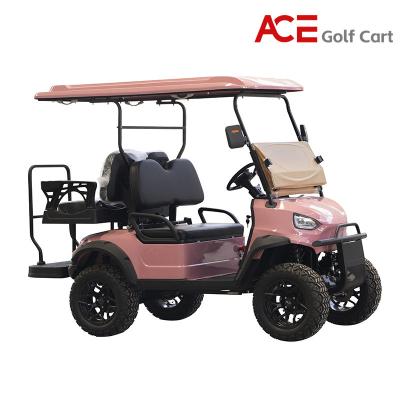 China 4 Seater Lithium Powered Street Legal Buggy Electric Sightseeing Golf Cart 4000W 80km Range for sale