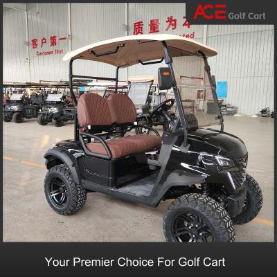 China Long Range 4 Wheel PP Hard Plastic Golf Cart 40km/h with USB LED Lights for sale