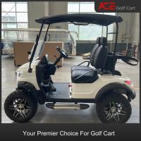 China Custom Electric Mini Golf Buggy Top Speed 35km/H Golf Carts White Color for sale