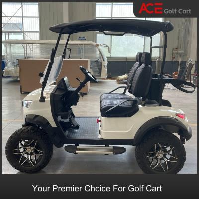 China 14inch Steel Frame Electric Golf Cart 5kw AC Motor 80km Range 8h Charging for sale