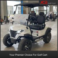 China Custom Electric Mini Golf Buggy Top Speed 35km/H Golf Carts White Color for sale