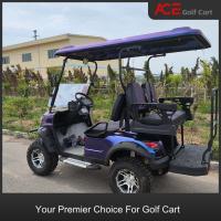 China CE Certificate Electric Golf Scooter 4 Seaters Lithium Battery Blue Color for sale