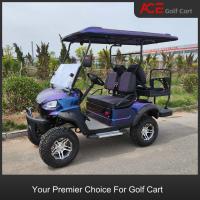 China CE Certificate Electric Golf Scooter 4 Seaters Lithium Battery Blue Color for sale