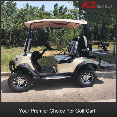 China 4 Seater Golf Cart 80km Range 5kw Motor LED Lighting Electric Buggy for sale