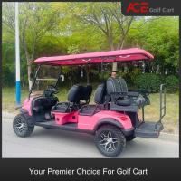 China Artificial Leather Seat Battery Operated Golf Buggy With Long Lasting LED Lighting for sale