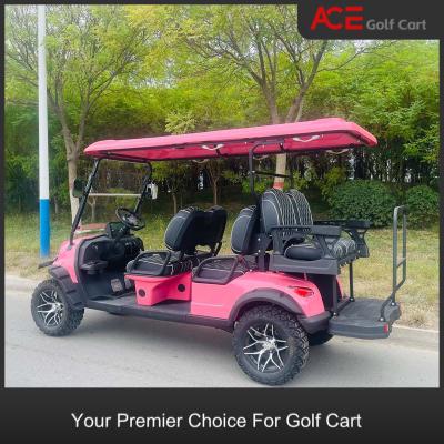 China ACE-6 6 Seater Electric Golf Cart 40kmh 5KW Motor Smart Charger CE Certified for sale
