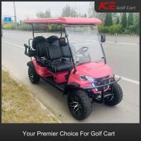 China Artificial Leather Seat Battery Operated Golf Buggy With Long Lasting LED Lighting for sale