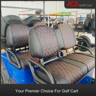 China Slip On Golf Cart Seat Cover Set Black Artificial Leather Universal Fit Outdoor for sale