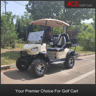 China Foldable Windshield 4 Seater Golf Cart 400kg Capacity 5kw KDS Motor for sale