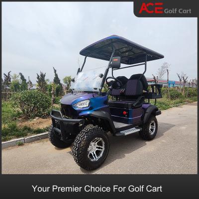 China 40km/h 4 Seater Electric Golf Cart 80km Range LED Lights Lead Acid Battery for sale