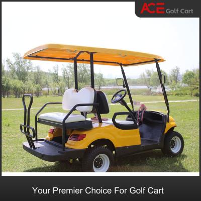 China 4 Wheel Disc Brake Electric Golf Cart 4 Seater 4000W Motor 80km Range for sale