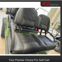 China Black Artificial Leather Golf Cart Seat Accessories Lightweight Easy Clean Modern Design for sale