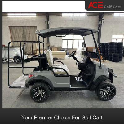 China 48V 150AH Electric Golf Cart Steel Frame 5kw AC Motor 80km Range 4 Wheel for sale