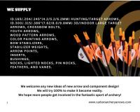 China Wholesale Carbon Arrows for Target 3D Archery Bolts ID 6.2mm Spine 300 350 400 500 for sale