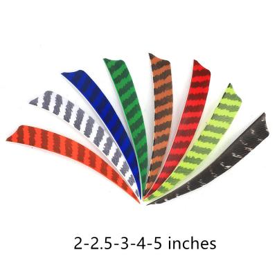 China Natural Turkey Feathers for Arrow Fletching 3 to 5 Inch Shield Parabolic Cut Left Right Wing for sale