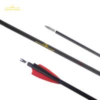 China ID .315 8.0mm 23/64 Straightness .003 3D Indoor Target Arrows Spine 300 350 400 500 for sale