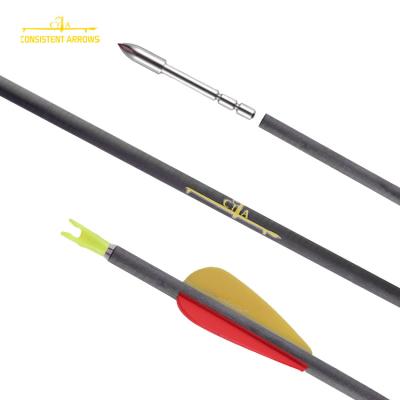 China Hawkeye Small Target Arrows 400-1500 Spine 0.165 ID 32 Inch Length for Target Archery and Bowhunting for sale
