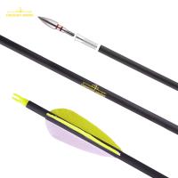China Budget Striker Hunting Target Arrows 6.2mm Spine 250-800 32in Carbon Fiber for sale