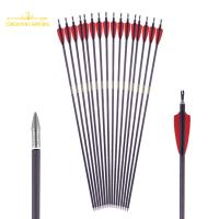 China Mitsubishi Carbon Target Arrows 23/64 ID 0.315 Straightness .001 Spine 300-500 3D Indoor for sale