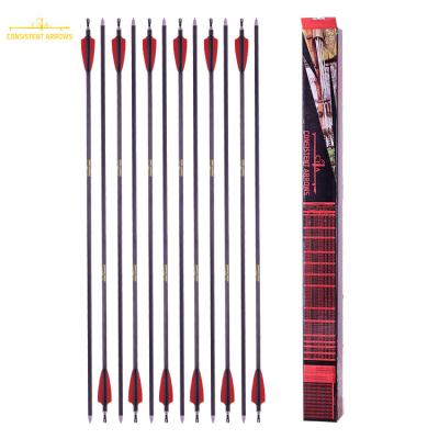 China 23/64 Inch ID .315 8.0mm Large Diameter Target Arrows Spine 300-500 Straightness .003 for sale