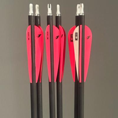 China 3D Indoor Archery Tour Target Arrows 250 300 340 400 Spine Carbon Fiber for sale