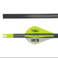 China 6.2mm Spine 250-800 Carbon Arrows 32 inch 0.003 Straightness Blazer Vanes Fletched Hunting Target for sale