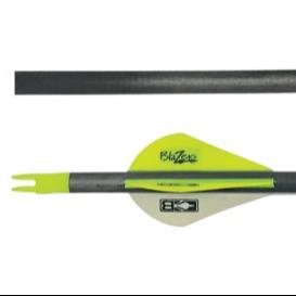 China 6.2mm Spine 250-800 Carbon Arrows 32 inch 0.003 Straightness Blazer Vanes Fletched Hunting Target for sale