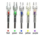 China Lighted Nocks for ID .165/.166 4.2mm Arrows - 15 Grains, 5 Colors, Auto-Activated for Night Shooting for sale