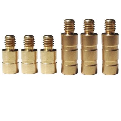China Brass Arrow Screw In Weight 25 50 100 Grain 8-32 Thread for Bow Tuning for sale