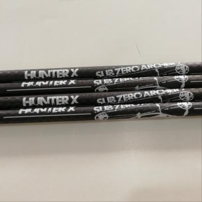 China Custom Logo Printed Carbon Arrows 30 Inch Hunting Target Arrows Crossbow Bolts for sale