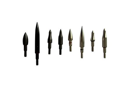 China CNC Lathed Screw In Arrow Points with O-Rings Gasket 70-200 Grains 8-32 Thread for sale