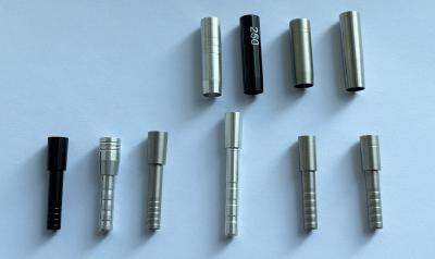 China Titanium 5mm Arrow Half Out Inserts and Sleeves for .204 Shafts 40+25 Grains for sale