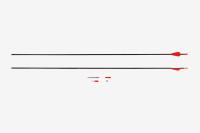 China 0.165in 4.2mm Small Diameter Target Arrows 250-1300 Spine for Beginner to Expert Archers for sale