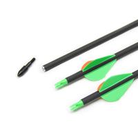 China Custom Carbon Fiber Archery Arrows 30-39 Inch Spine 300-1200 for Recurve Compound Bow for sale