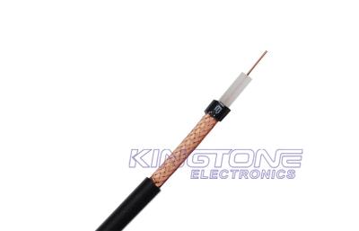 China 7 × 0.18mm Stranded BC RG59 Micro CCTV Coaxial Cable Solid PE with 95% CCA Braiding for sale