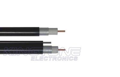 China Welded Aluminum Tube QR 540 Trunk Coaxial Cable , 3.15mm CCA  with PE Jacket for sale