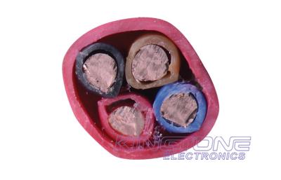 China Plenum PVC Shielded Fire Alarm Cable 18 AWG 4C Solid Copper Conductor for sale