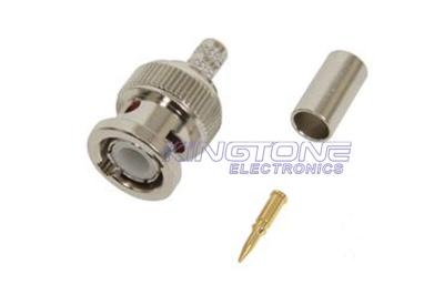 China Solderless Connectors Jack Plug Male Polarity Low Loss Cable for sale