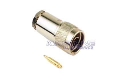 China Male Female Type N Crimp / Clamp Connector for 10base2 computer networks for sale