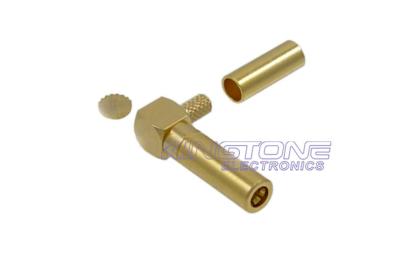 China Gold RF RG188 Coax Cable Connector SSMB-Nano Crimp For Video Signal for sale