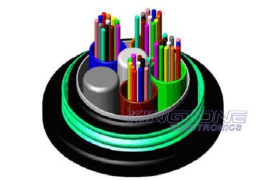 China GYFTA53 Fiber Optic Cable G.652D or G.657A 2~24 Core PE Jacket for sale