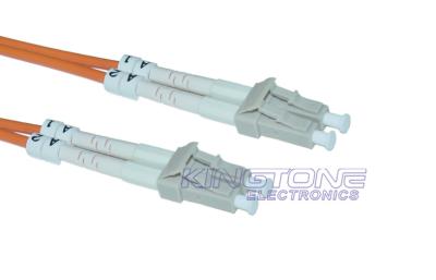 China LC to LC Fiber Optic Patch Cable , 50/125 Multimode Duplex Patch Cable for sale