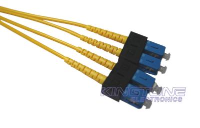 China SC to SC Duplex Fiber Optic Patch Cord SC PC for Terminal Box for sale