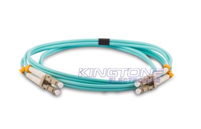 China LC to LC 50 / 125 Fiber Optic Patch Cable Multimode with 3.0mm OD Jacket for sale