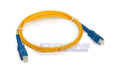 China SC to PC Single Mode Optical Fiber Patch Cable 8.3 / 125 um for Fiber Accessories for sale