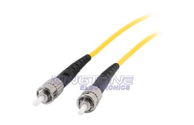 China ST to ST Single Mode Fiber Optic Patch Cord for sale